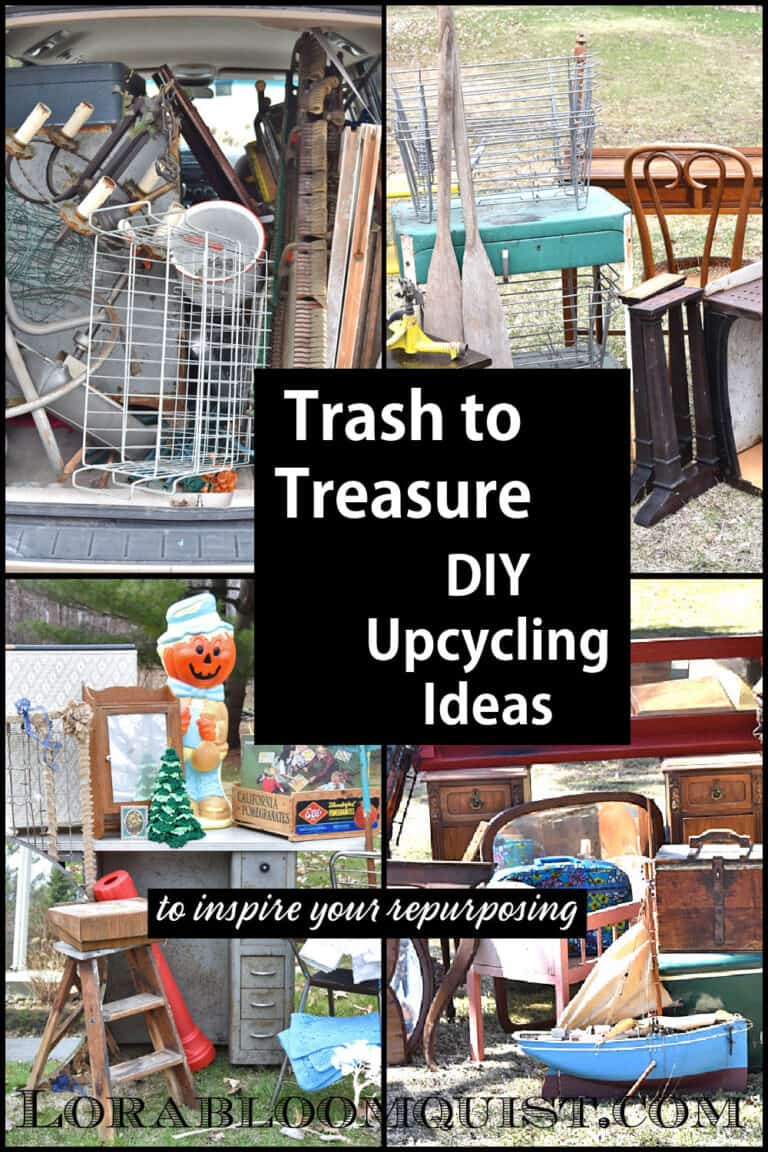 Trash to Treasure: Repurposed & Upcycled Vintage Junk Makeovers - Lora ...