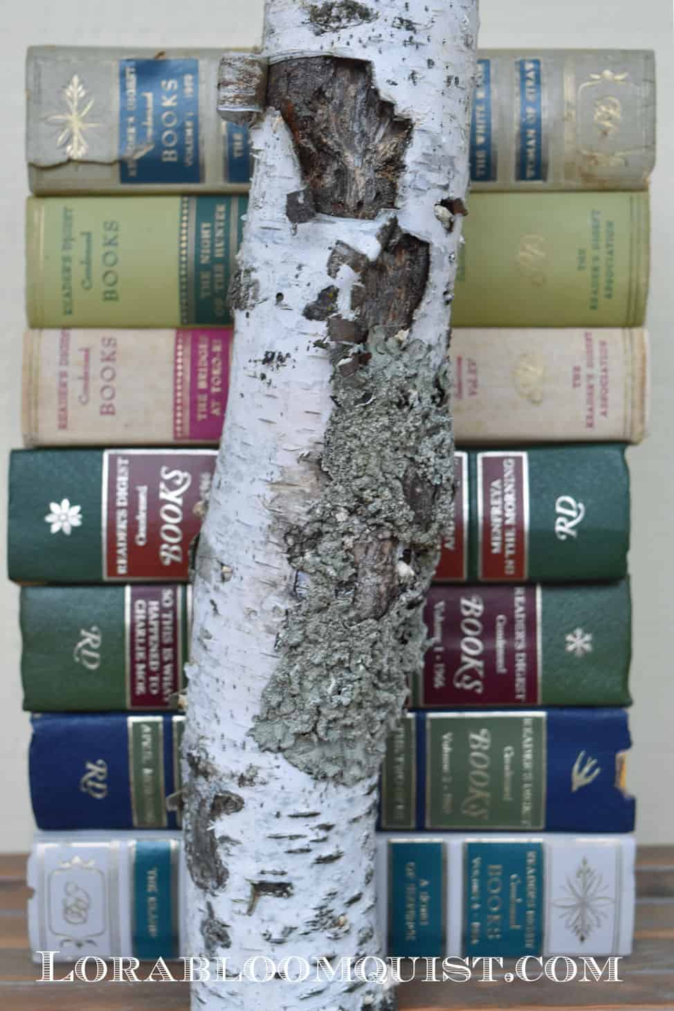 Easy Upcycled Book Tree - Lora Bloomquist~Create & Ponder