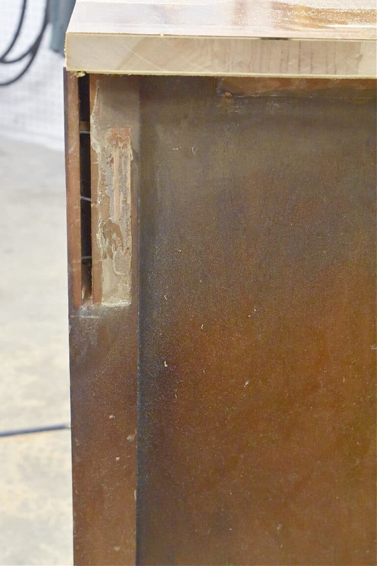 How to Repurpose a Vintage Vanity into Beautiful Side Tables - Lora ...