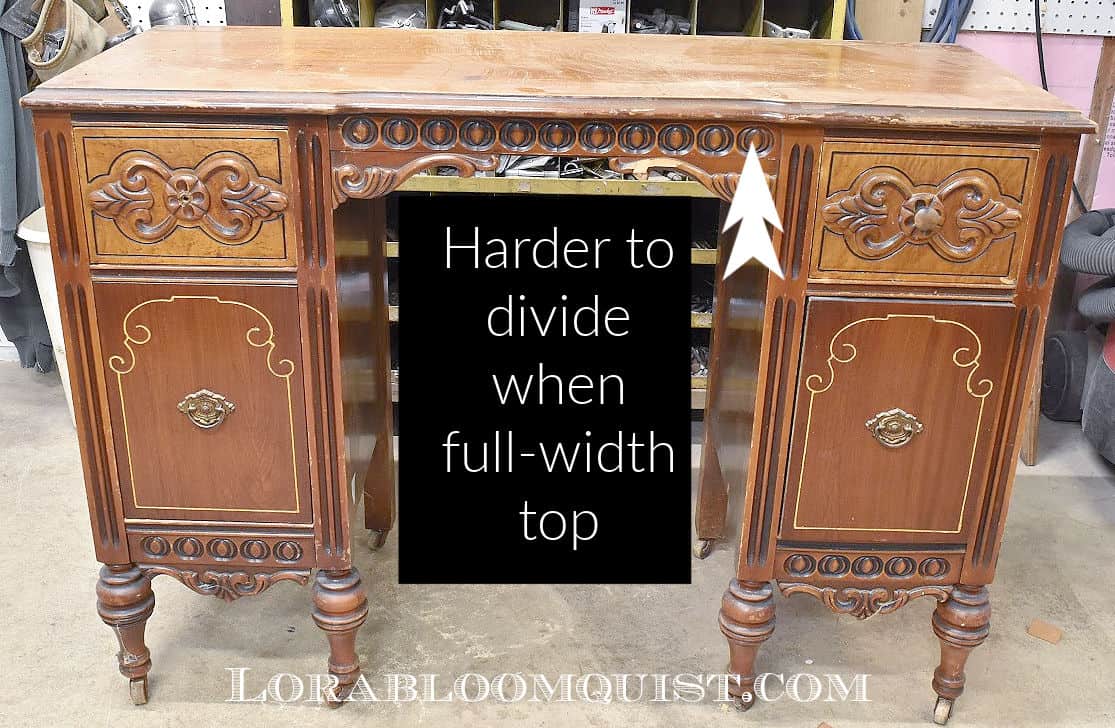 How to Repurpose a Vintage Vanity into Beautiful Side Tables - Lora ...
