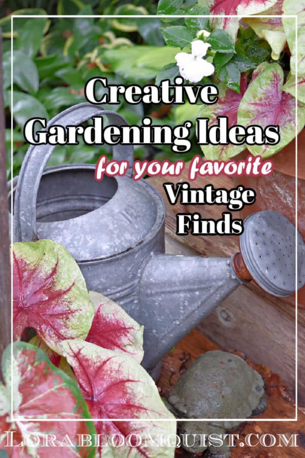 25+ Creative Vintage Garden Decor Ideas (you can thrift and DIY) - Lora ...