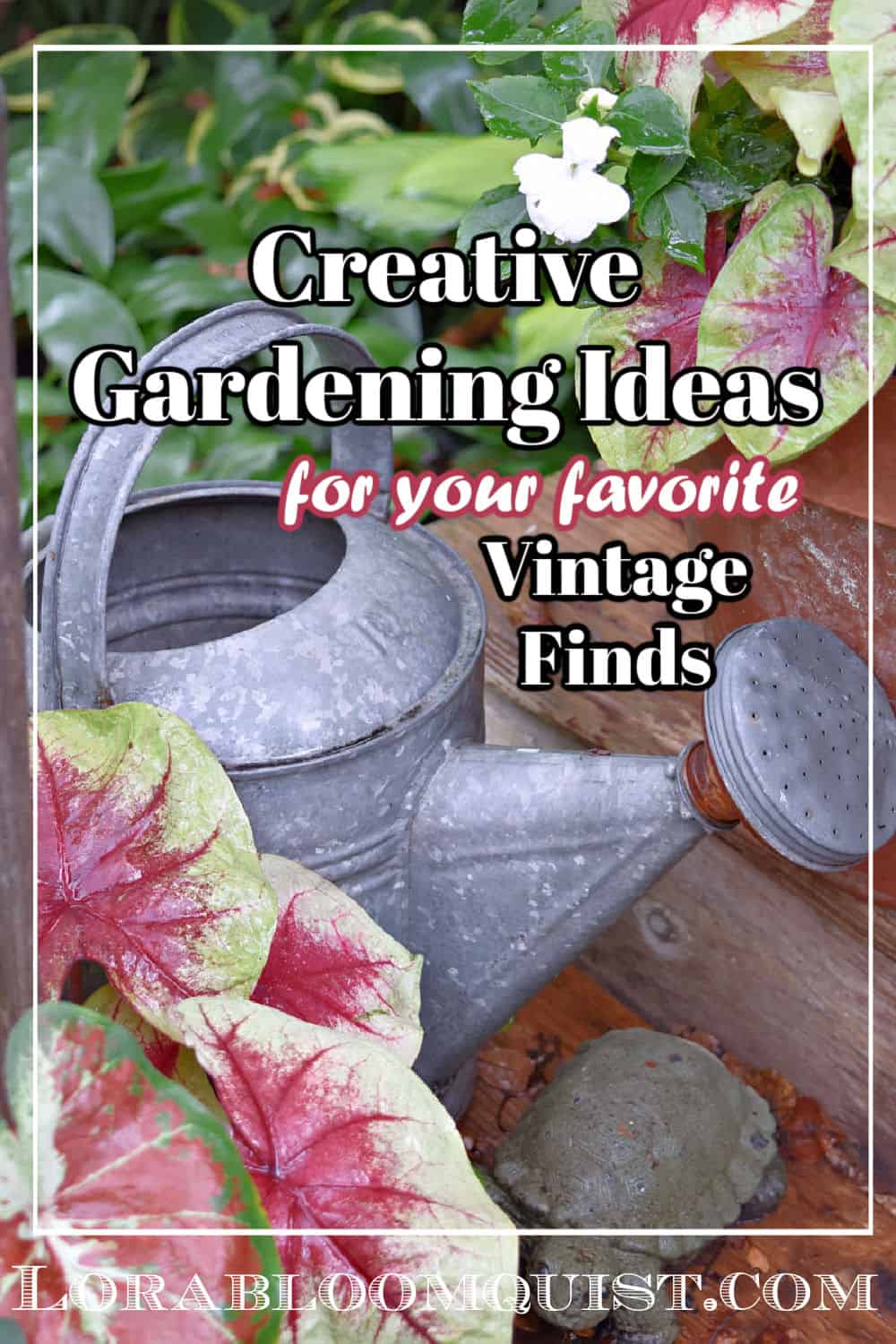 25+ Creative Vintage Garden Decor Ideas (you can thrift and DIY) - Lora ...