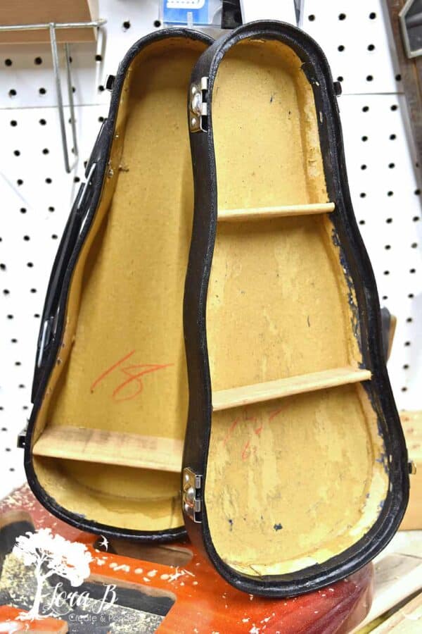 Violin Instrument Case Repurpose - Lora Bloomquist~Create & Ponder