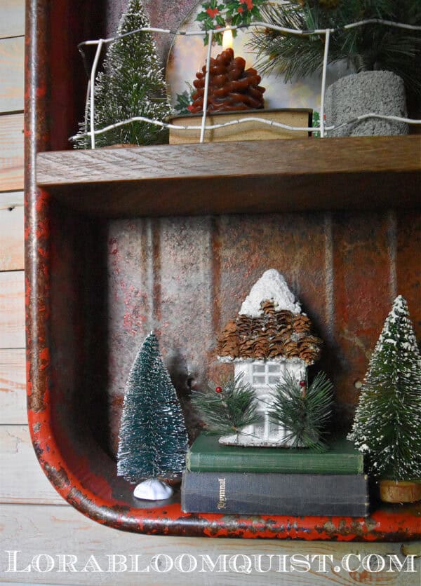 DIY Upcycled Old Wagon Shelf with Nostalgic Charm - Lora Bloomquist ...