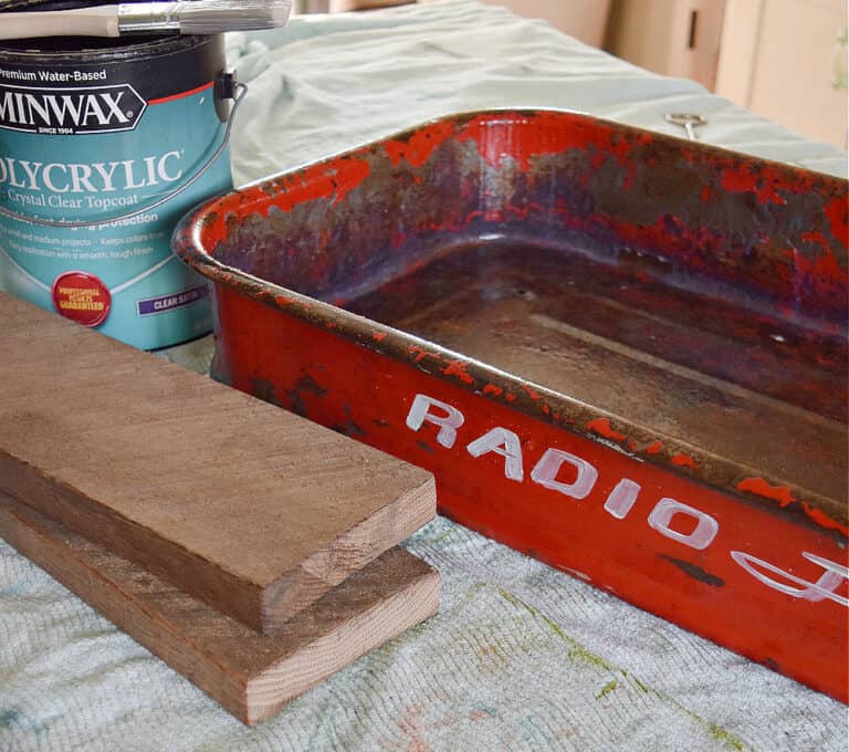DIY Upcycled Old Wagon Shelf with Nostalgic Charm - Lora Bloomquist ...