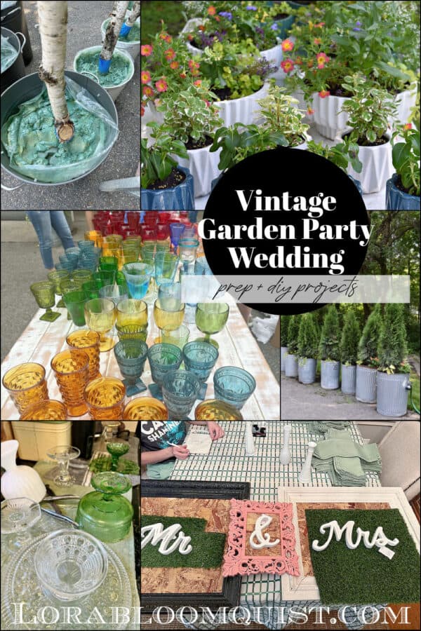 Garden Party Wedding: Prep and DIY Projects - Lora Bloomquist~Create ...