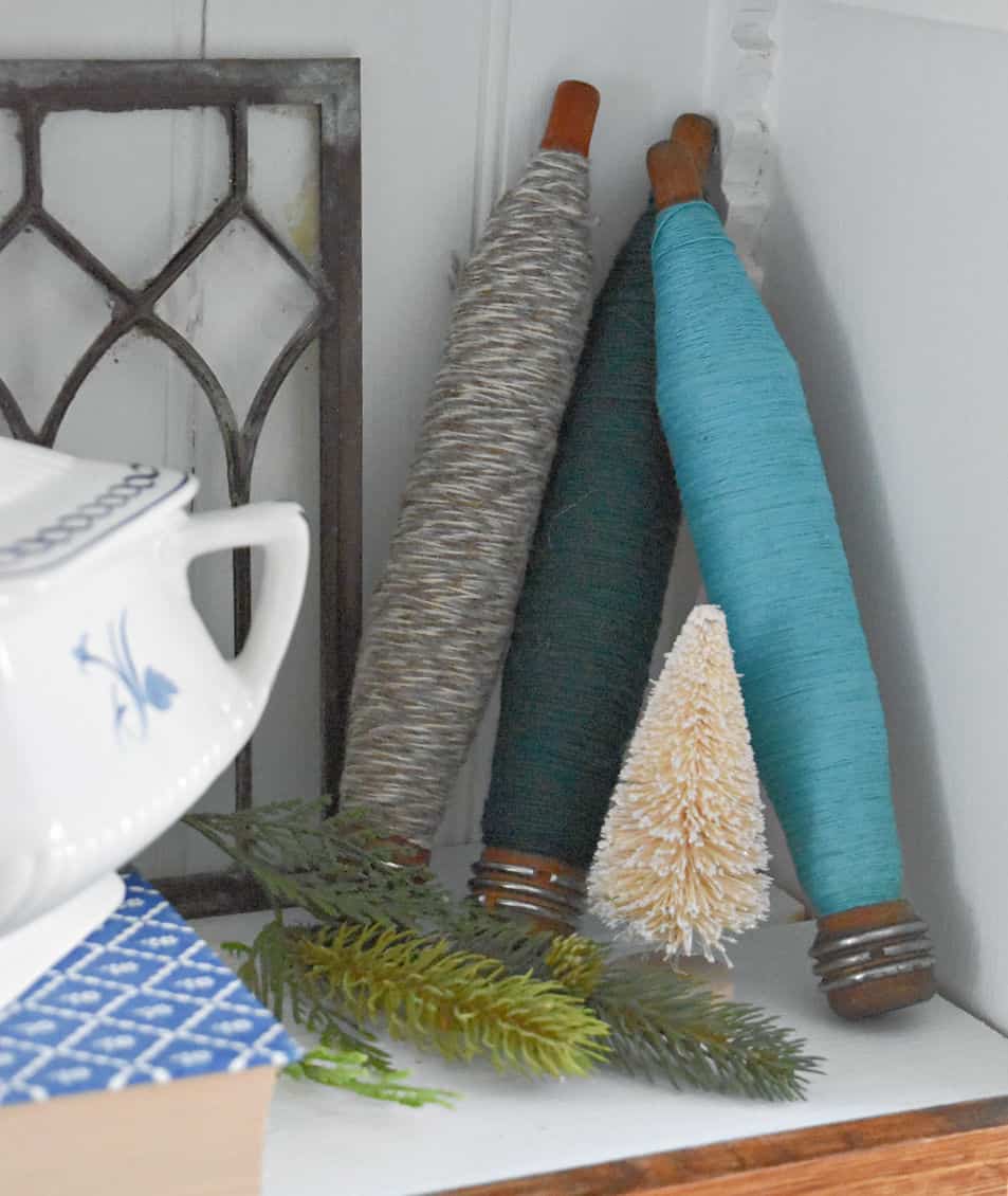 Winter Decorating with Snowy Thrifted Art - Lora Bloomquist~Create & Ponder