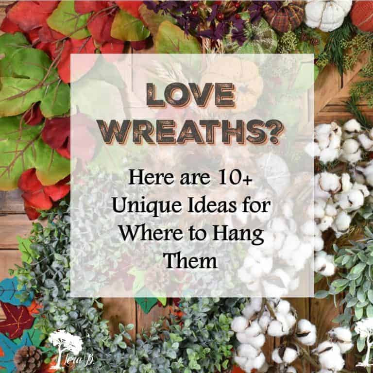 10+ Ideas for Where to Hang Wreaths - Lora Bloomquist~Create & Ponder