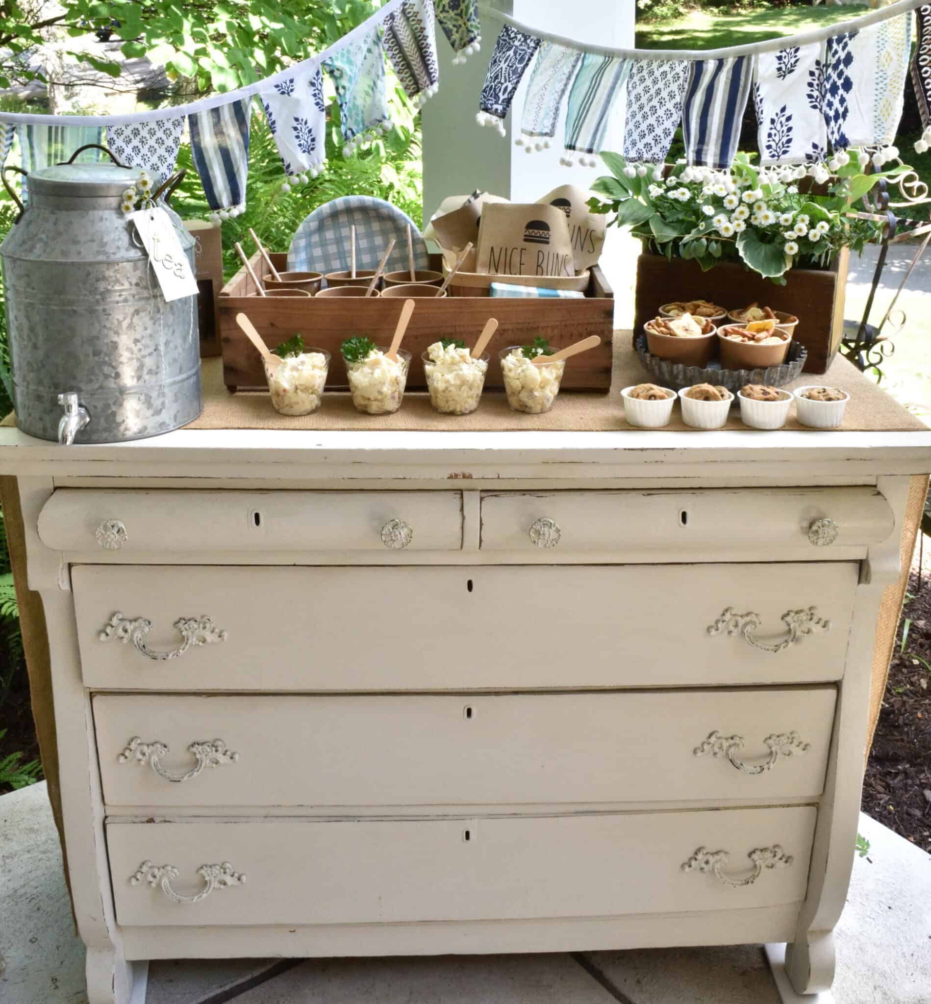 Nautical Themed Buffet for Dad - Lora Bloomquist~Create & Ponder
